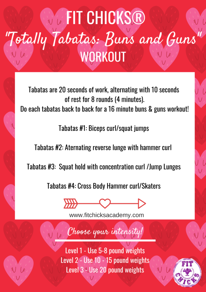 FIT CHICKS Friday Totally Tabatas: Buns and Guns Workout - FIT CHICKS ...