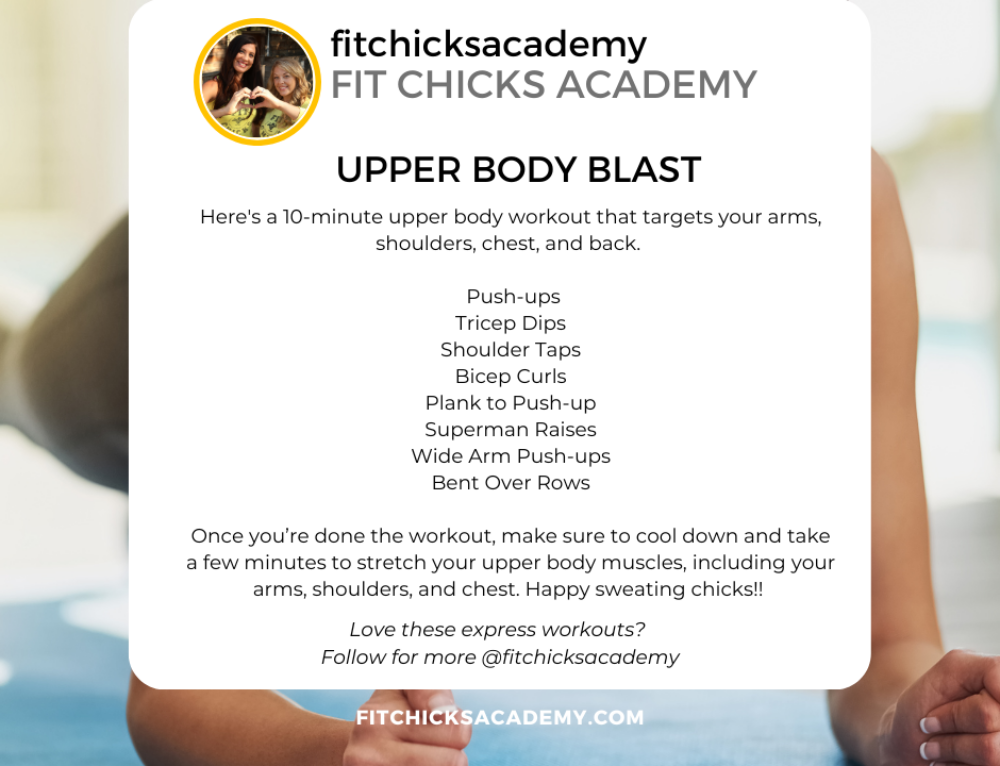 FIT CHICKS Friday "Booty Blaster Finisher" Workout - FIT CHICKS ACADEMY
