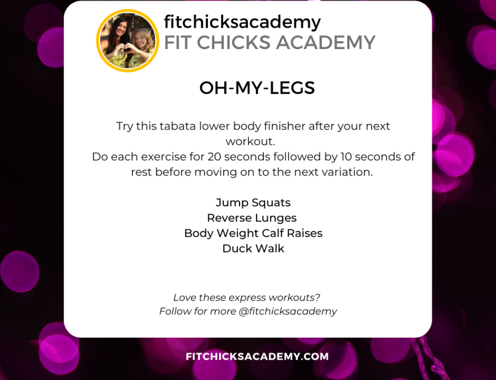 FIT CHICKS Friday "13 Minute Ab Finisher" - FIT CHICKS ACADEMY
