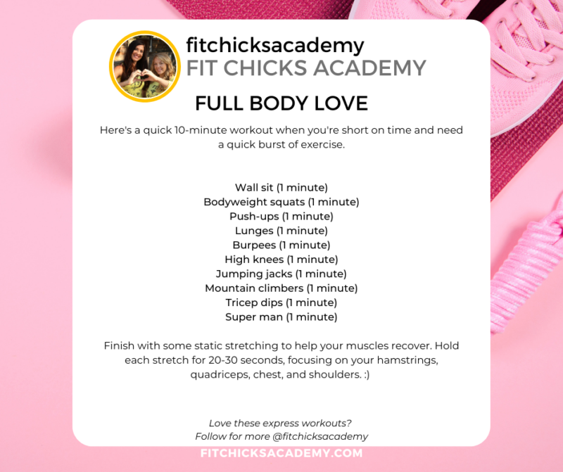 FIT CHICKS Friday "FULL BODY LOVE" - FIT CHICKS ACADEMY
