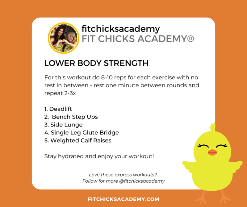 Elevate Your Lower Body Strength with FIT CHICKS Friday's Power-Packed ...